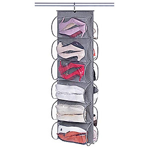 KEETDY 28 Large Pockets Over The Door Shoe Organizer and 12 Large Clear Pockets Hanging Shoe Organizer