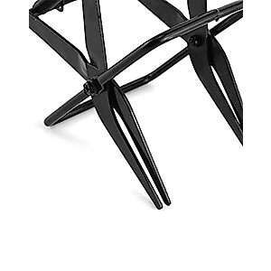 QWORK Mole Trap, Gopher Trap Mechanical Eliminator with Quick Scissors, Black