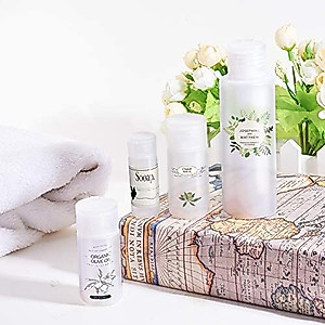 BENECREAT 10 Pack 12ml Small Plastic Flip Cap Sample Bottle Empty Refillable Travel Bottles for Makeup Cosmetic Toiletries Product