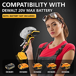 Cordless Tile Vibration Leveling Machine, for De-walt 20V Max Battery, Labfintom Tiler Vibrator Tool with 8 Adjustable Speed, Suction Cup, Package Bag Include for Floor, Tile, Wall (Tools Only)