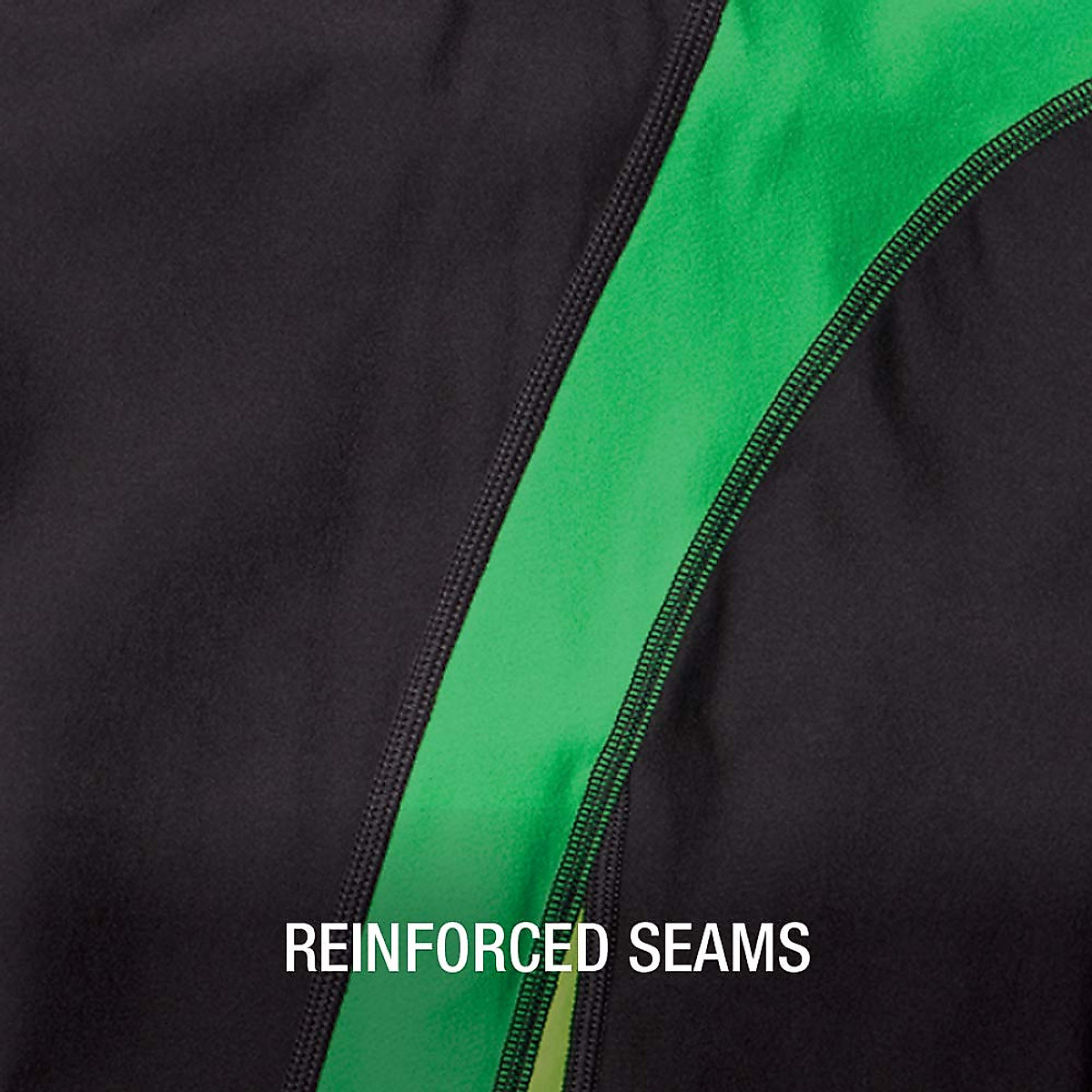 Speedo Men's Swimsuit Jammer Endurance+ Splice Team Colors , Black/Red Splice, 28