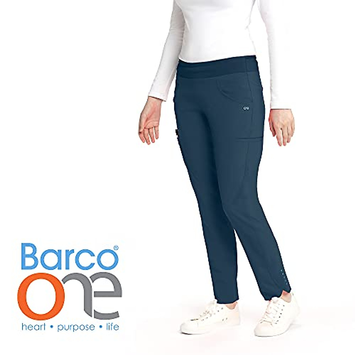 BARCO One BOP549 Women's Spark Scrub Pant Steel LT