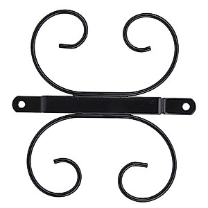 Stemware Wine Glass Rack Upside Down Holder Hanger Wall Mountable Iron Material 180x170mm/7.1x6.7in Home Kitchen Bar Decor(black)