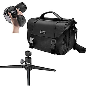 Nikon D3500 DSLR Camera Body (No Lens)+ 32GB Card, Tripod,Case and More (13pc Bundle)