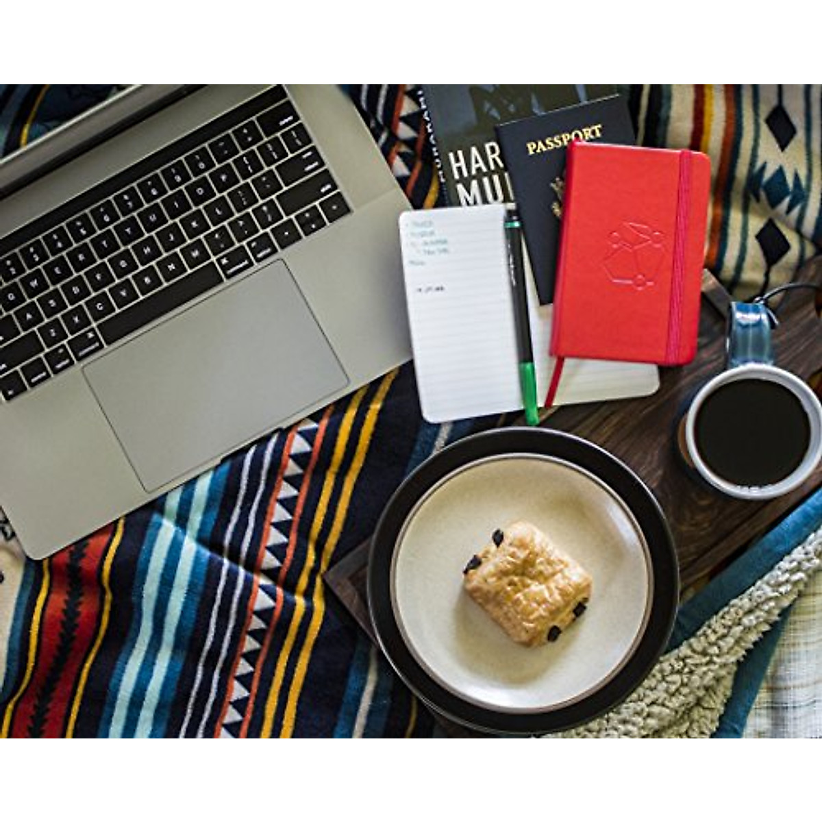 Pictostone Stone Paper Pocket / Passport Sized - 3 Pack - Ruled - Journal / Memo, Waterproof, Tree free - 3.5" x 5.5" ( 90 mm x 140mm ), 48 perforated pages for easy removal (each)