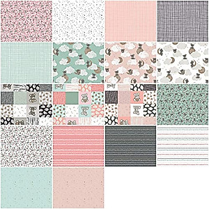 Gabrielle Neil Sleep Tight Rolie Polie 40 2.5-inch Strips Jelly Roll Riley Blake Designs RP-10260-40, Assorted