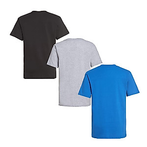 Minecraft Boys Creeper & Characters 3 Pack T-Shirt SetBlack/Gray Heather/Blue8