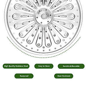 3 Pack Pressure Canner Rack, Canning Rack 11-Inch Stainless Steel Steam Canners Canning Supplies Cooking Food Water Bath Cooker Canner Rack Compatible with Presto, All-American Canner and More