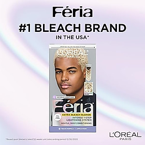 L'Oreal Paris Feria Multi-Faceted Shimmering Permanent Hair Color, 205 Bleach Blonding (Extra Bleach Blonde), Pack of 1, Hair Dye
