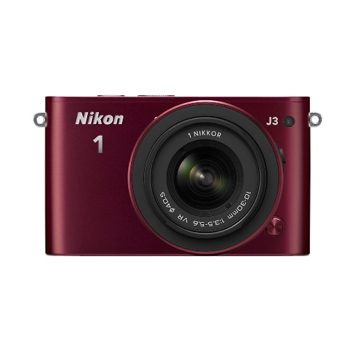 Nikon 1 J3 14.2 MP HD Digital Camera Body Only (Red)