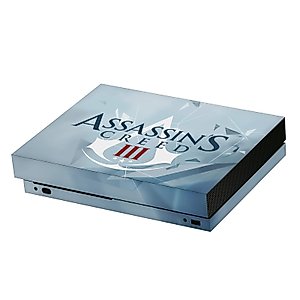 Head Case Designs Officially Licensed Assassin's Creed Animus III Graphics Matte Vinyl Sticker Gaming Skin Decal Cover Compatible With Xbox One X Console