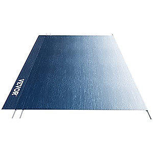 VEVOR RV Awning, Awning Replacement Fabric 19 FT, Slate Blue RV Awning Replacement, 15oz Vinyl Material Replacement Awning, Sun Shade and Waterproof Camper Awning Replacement Fabric