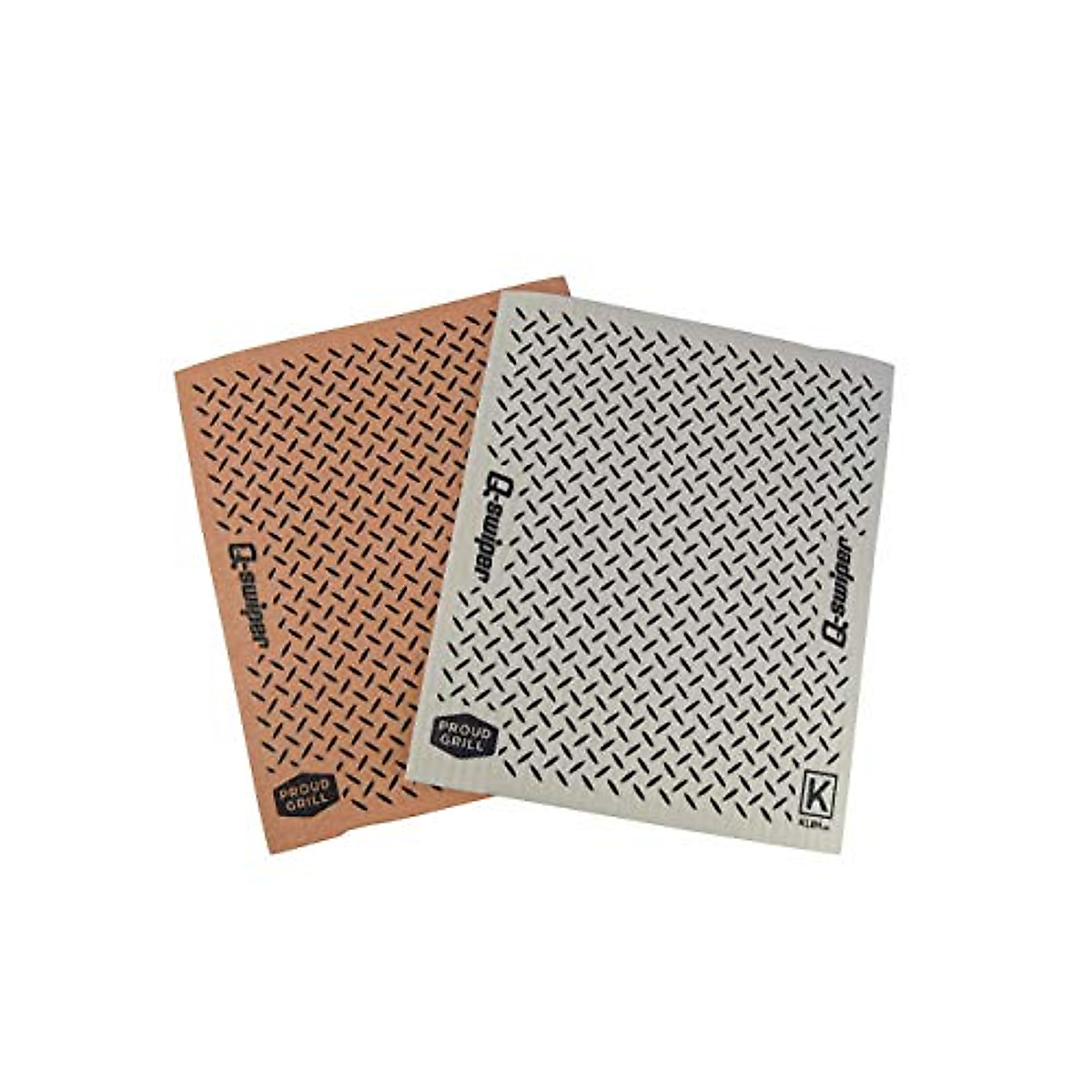 Q-Swiper BBQ Grill Cleaner Gift Bundle Set - 1 Q-Swiper Grill Brush, 65 Q-Swiper Grill Cleaning Wipes and 2 Q-Swiper Reusable Grill Cloths. Safe Way to Clean BBQ Grill Grates and Grill Exterior.