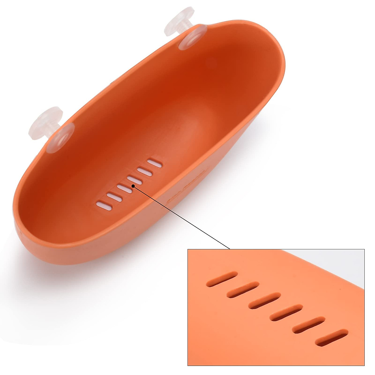 MOTAIN Motain Insert Travel Organizer Storage Pouch,Accessory Bag Compatible with Bogg Bags,Keep Cell Phone, Lipstick, Sunglasses etc(Orange)