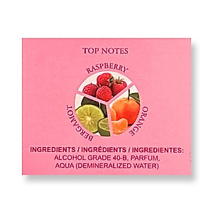 United Scents Pink Love Eau de Parfum for Women | 3.4 Fl Oz Enthralling Raspberry Orange Bergamot and Vanilla Notes | Light Fragrance for Everyday Use