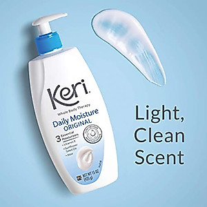 Keri Whole Body Therapy Original, Continuous Moisturization, 3 Essential Moisturizers (Vitamin E, Aloe and Sunflower Seed Oil), 20 Oz