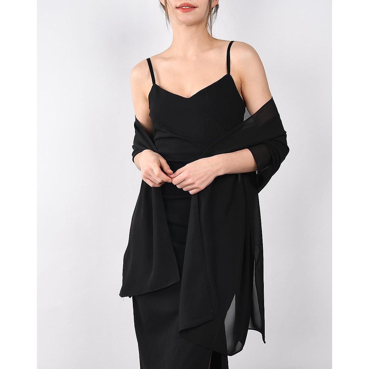 FURTALK Womens Soft Chiffon Shawls and Wrps For Evening Dresses Wedding Bridal Elegant Scarves