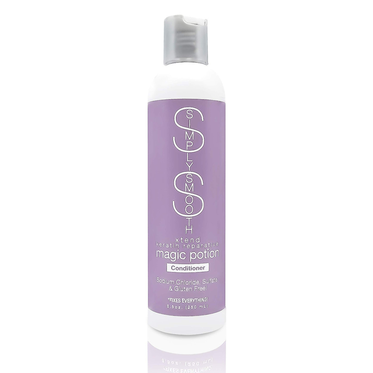 SIMPLY SMOOTH Xtend Keratin Magic Potion Conditioner Daily Conditioner Restore & Repair Dry, Damaged, Depleted Hair Hydrate & Create Soft, Healthy Hair For All Hair Types 8.5 Fl Oz