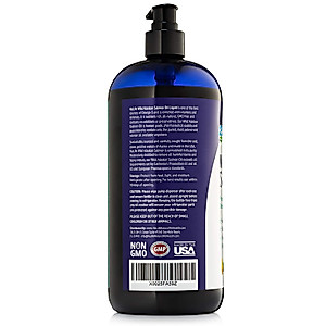 Pure Wild Alaskan Salmon Oil for Dogs, Omega 3 Formula with Pollock, Dog Fish Oil Liquid, Skin and Coat Supplement for Shedding, Dry Itchy Skin and Allergies, EPA + DHA Fatty Acids, 32 oz Pump Bottle
