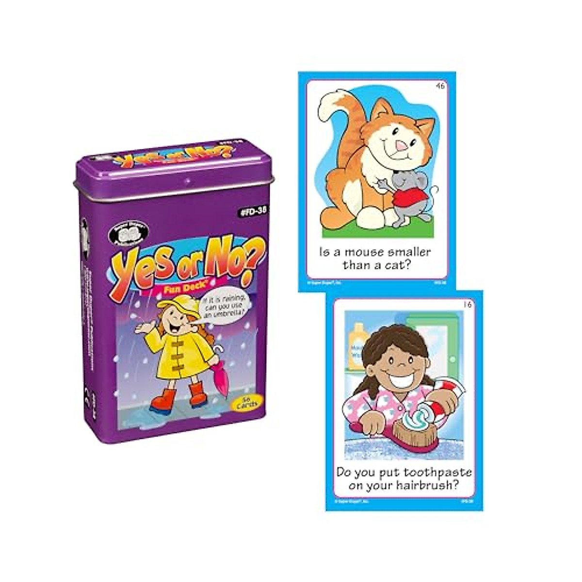 Super Duper Publications | Yes or No? Fun Deck Flash Cards | Educational Learning Resource for Children