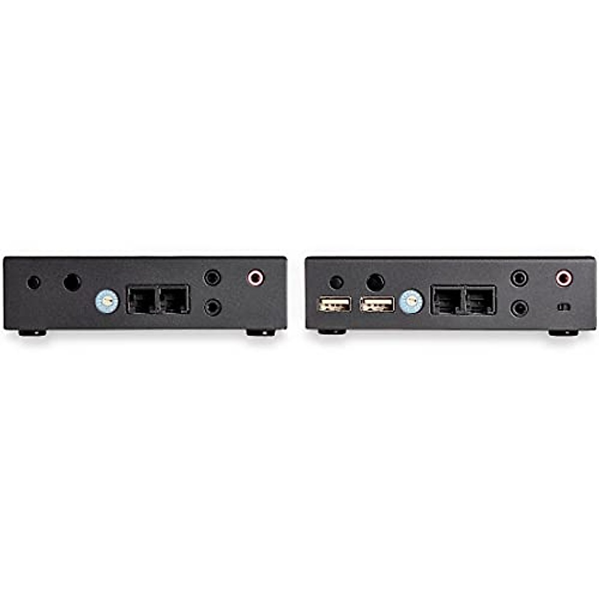 StarTech.com HDMI KVM Extender Over IP - 4K 30Hz HDMI 2.0 & USB Over IP LAN or CAT5e/CAT6 Ethernet (100m/330ft) - Remote KVM Switch/Console Transmitter/Receiver Extender Kit, TAA (SV565HDIP)