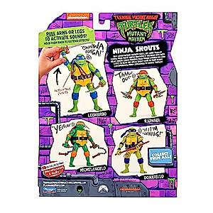Teenage Mutant Ninja Turtles: Mutant Mayhem 5.5” Raphael Deluxe Ninja Shouts Figure by Playmates Toys