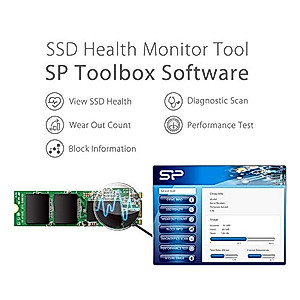 Silicon Power 1TB A55 M.2 SSD SATA III Internal Solid State Drive 2280 SU001TBSS3A55M28AB