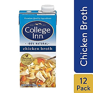 College Inn 100% Natural Chicken Broth, 12 Pack, 32 oz Carton