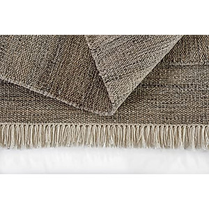 Momeni Cove Recycled P.E.T Area Rug, Grey, 2' X 3'