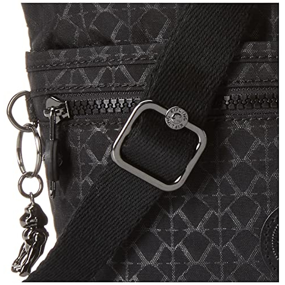 Kipling Women’s Arto Small Crossbody, Lightweight Everyday Purse, Casual Nylon Shoulder Bag, Signature Emb