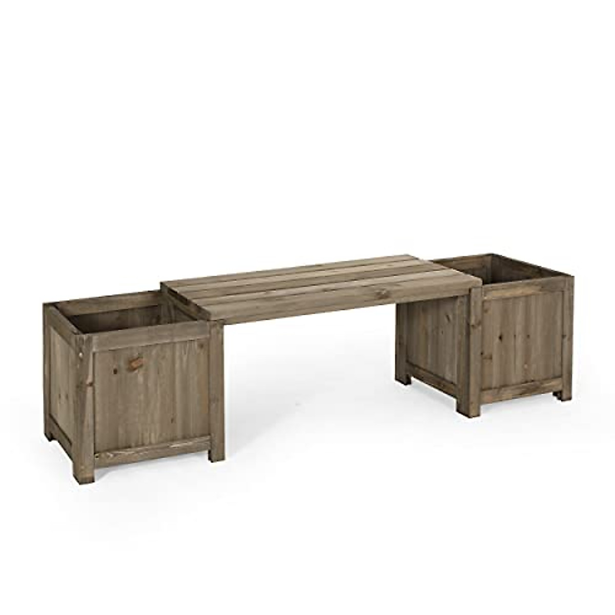 Christopher Knight Home Elina Planter Bench, Gray