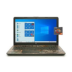HP 15.6" Laptop AMD Ryzen 3 3200U • Dual-Core 8 GB RAM 256 GB SSD Laptop 15-db1047wm (Renewed)