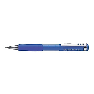Pentel(R) Twist-Erase(R) III Automatic Pencil, 0.5 mm, Blue, 1 each