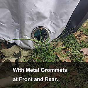 Heavy Duty Bike Cover Outdoor Waterproof Bicycle Covers Rain Sun UV Dust Wind Proof with Lock Hole for Mountain Road Electric Bike for 2 Bike