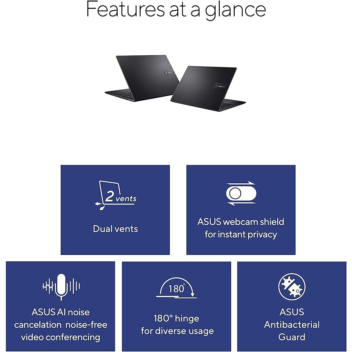 ASUS Vivobook 16 Business Laptop - 16" WUXGA Display, Intel 10-Core i5-1235U Processor(up to 4.4GHz), 12GB DDR4 RAM, 512GB SSD, Intel UHD Graphics, Wi-Fi, Bluetooth, Windows 11 Home
