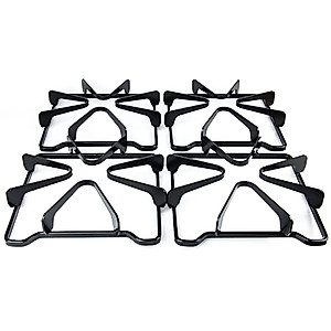 8053458 4 Pack of Gas Range Burner Cooking Grate for Compatible with Whirlpool WPW10268483 W10268483 8053580 AP6018155 PS11751457