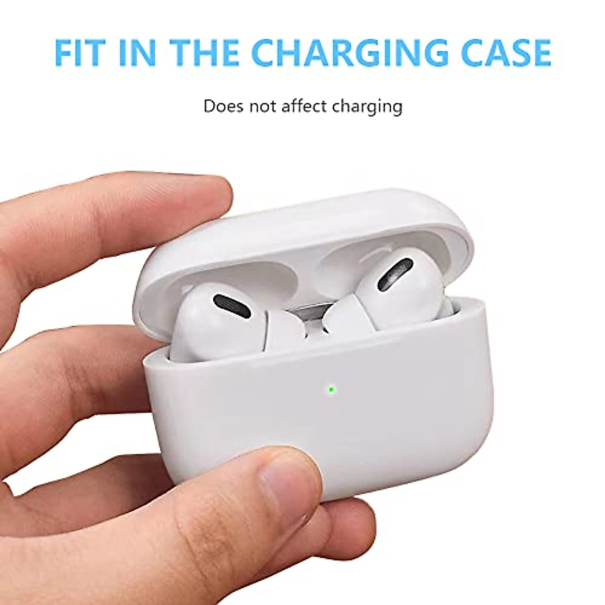 Ear Tips Compatible with AirPods Pro Tip,YINVA 4 PCS Replacement Silicone Tips Updated(M)