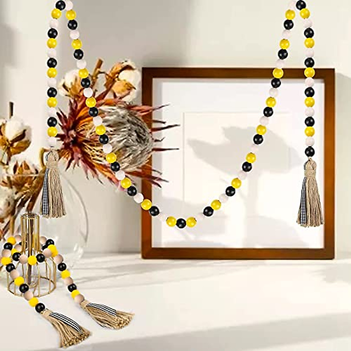 10 PCS Sunflower Tiered Tray Decor,Sunflower Farmhouse,Sunflower Tray,Sunflower Mini Rolling Pins,Faux Sunflower Flower,Sunflower Beaded Garland,You are My Sunshine Tiered Tray Decor,Home Decor Gift