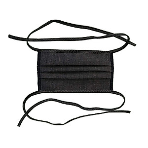 Adjustable Cotton Blend Face Cover 3-Pack, Blue Twill, 65% Poly Blend - Assorted Blue, 5 in x 4.5 in x 0.5 in (226673)