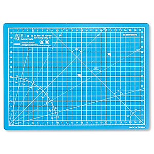 Elan Cutting Mat A4 Blue, 5-Ply Craft Mat, Self Healing Cutting Mat 30x22 CM, Craft Cutting Board, Art Mat, Imperial Sewing Mat, Quilting Mat, Hobby Mat, for Sewing, Quilting, Quilting supplies