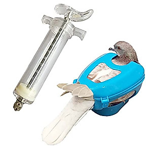 Young Birds Feeding Syringe 30ML Pigeon Parrot Chick Feeder Syringe Hose Birds Feeding Injector Birds Feeding Syringe Manual Feeding