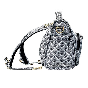 JuJuBe B.F.F Multi-Functional Convertible Diaper Backpack/Messenger Bag, Legacy Collection - The Cleopatra