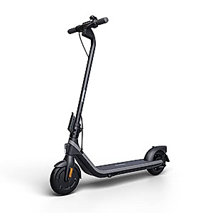 Segway Ninebot E2 Electric KickScooter- 250W Brushless Motor, Up to 15.5 Miles Range & 12.4 MPH, 8.1" Shock-Absorbing Tires, Electronic Drum Brake, Commuter E-Scooter for Adults and Teens