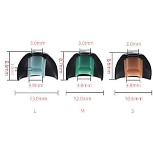 Zotech 6 Pairs Replacement Silicone and Memory Foam Ear Tips for Sony WF-1000XM4 / WF-1000XM3 (3 Pair Silicone and 3 Pair Foam) S/M/L