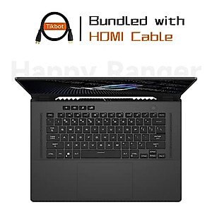 ASUS ROG Zephyrus G15 Slim Flagship Gaming Laptop, 15.6" 165Hz QHD (2560x1440) 100% DCI-P3 Pantone, AMD Ryzen 9 5900HS 8 Cores, GeForce RTX 3060, RGB Backlit KB, Wi-Fi 6 (24GB RAM | 1TB PCIe SSD)