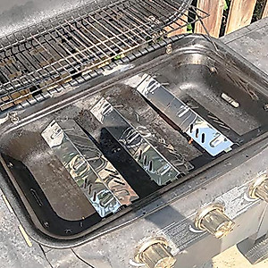 Votenli P9156A (3-Pack) Porcelain Steel Heat Plate for Backyard Grill BY13-101-001-11,BY14-101-001-01, GBC1429W, GBC1429W-C, Uniflame GBC1329W, GBC1403W