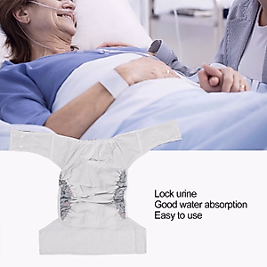 Adult Cloth Diaper,Adult Cloth Diaper Nappy Washable Breathable Incontinence Nappies Underwear for Old Man Incontinence Teen Special Needs