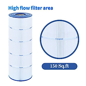CRYSPOOL Pool Filter Compatible with X-Stream 150, CCX1500RE(CC 1500 E), PXST150, C-8316, FC-1286, 150 sq.ft, 1 Pack