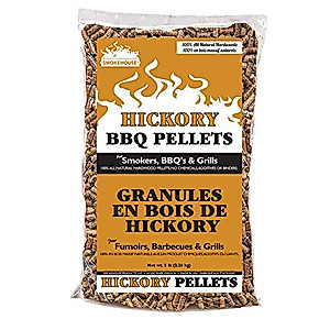 Smoke Tube - 12'' Smoke Tube for Pellet Grill 5 Hours of Billowing Smoke & Smokehouse Products 9760-020-0000 5-Pound Bag All Natural Hickory Flavored Wood Pellets, Bulk