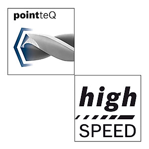 Bosch Professional 10-piece PointTeQ HSS Twist Drill Bit (for metal, 3.3 x 36 x 65 mm, drill driver accessories)